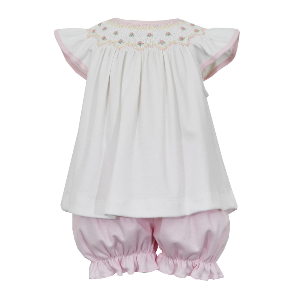 Knit Smocked Kate Bloomer Set | Petit Bebe – Tiny Town Inc