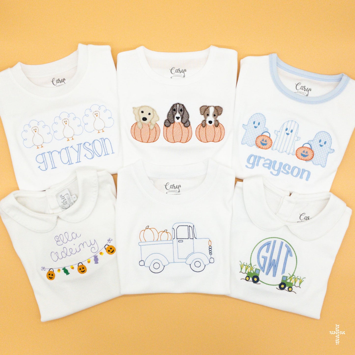 Tractor Frame with Initials Monogram Design | Tiny Town Inc