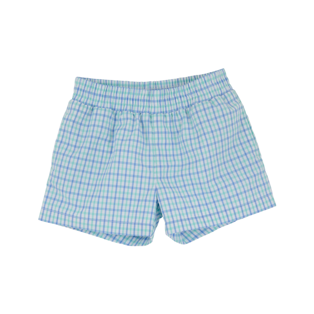 Sheffield Shorts - Sunrise Blvd Blue Plaid | The Beaufort Bonnet ...