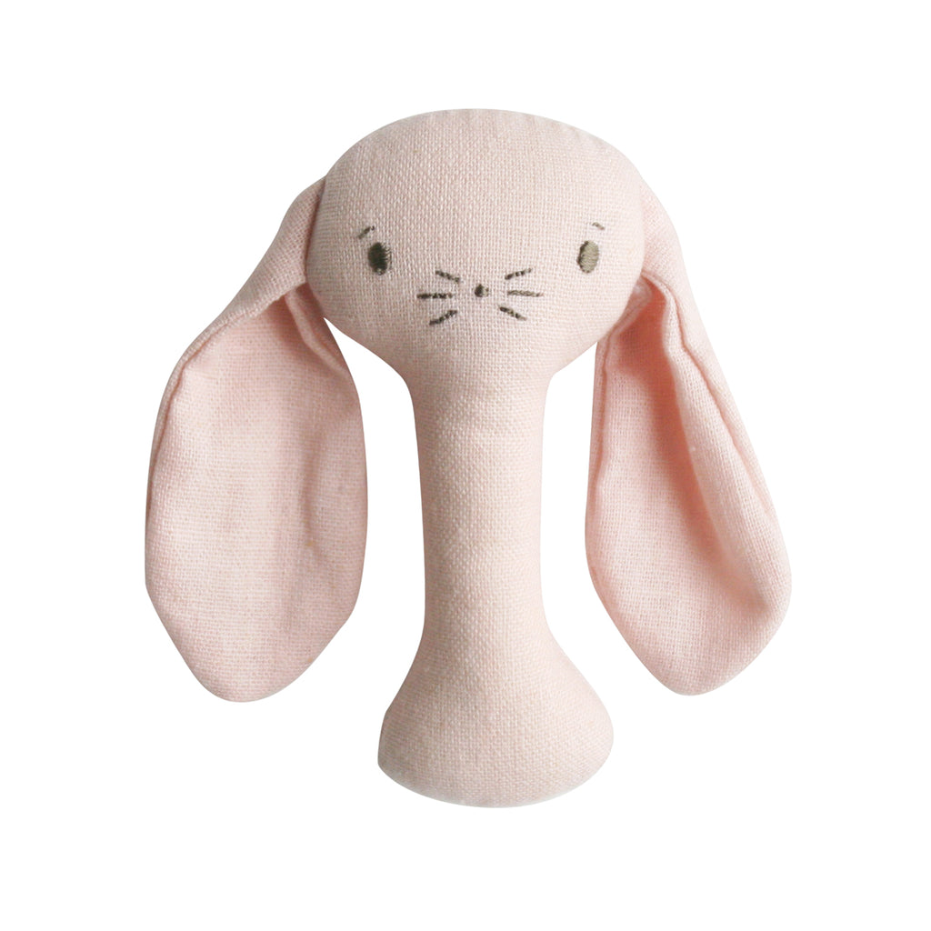 Bobby Bunny Stick Rattle | Alimrose – Tiny Town Inc