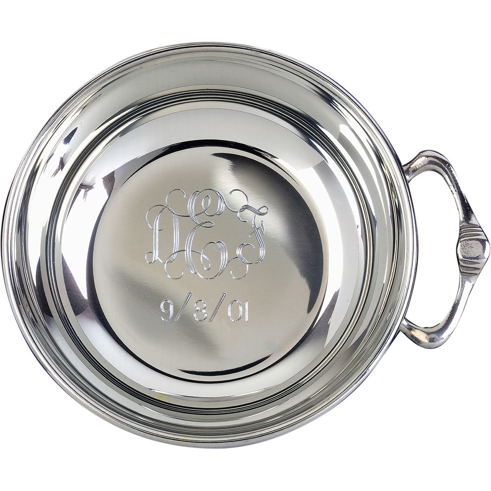 Images Porringer with Engraving | Salisbury Pewter – Tiny Town Inc