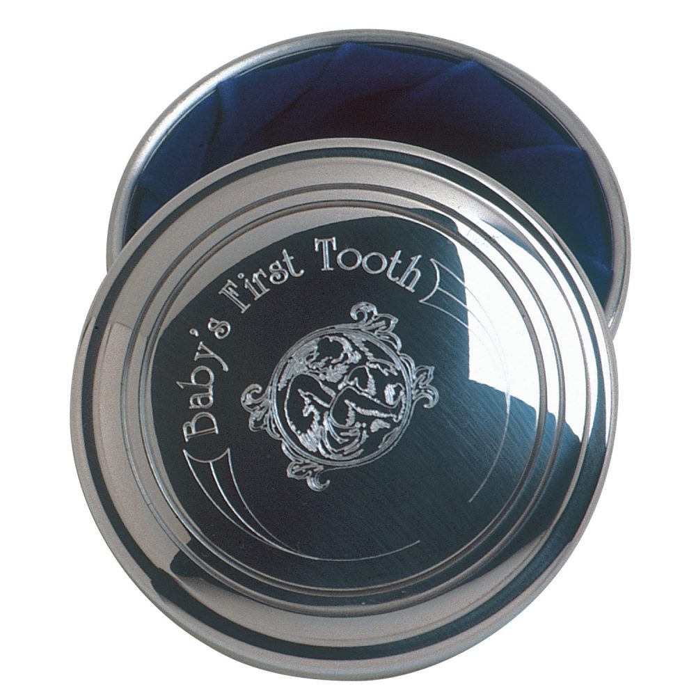 First Tooth Box with Engraving | Salisbury Pewter – Tiny Town Inc